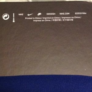 Nike | Bags | Nwt New Nike Blue Logo Drawstring Gym Sack Bag | Poshmark